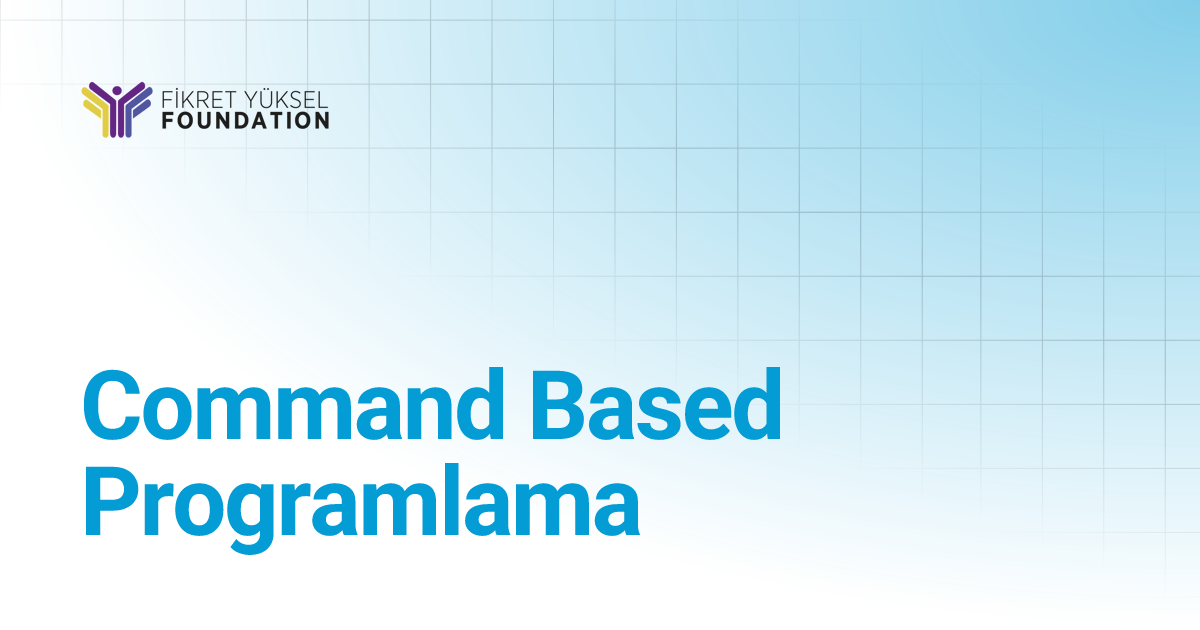 Command Based Programlama | FRCTURKEY